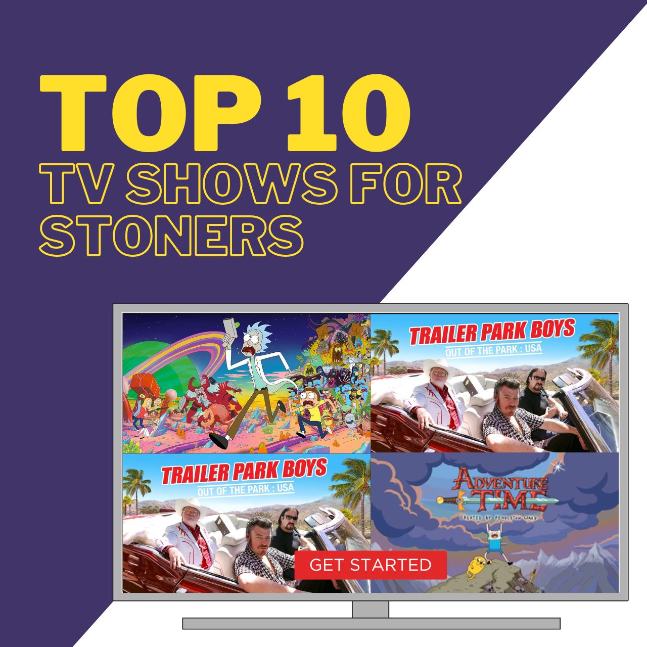 The Top 10 TV Shows for Stoners “Highly Recommended” – Slimjim Online